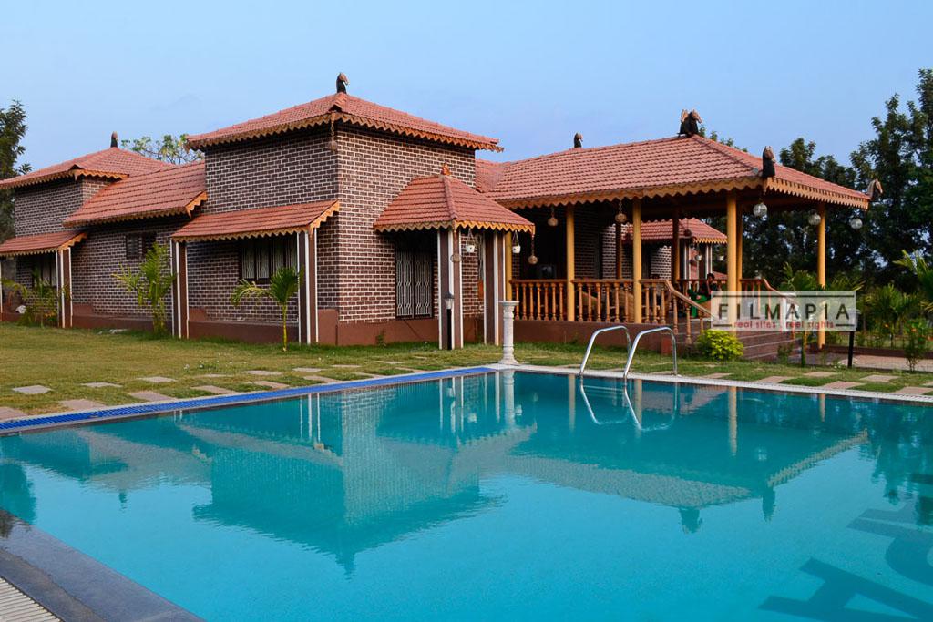 House368 - Brick, Traditional South-Indian Villa in a Resort for Film ...