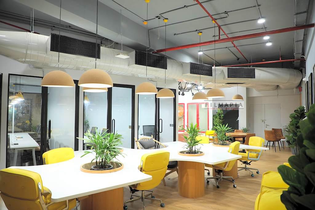 Office118 - Colorful Co-Working Space with Glass Cabins for Film Shoots ...